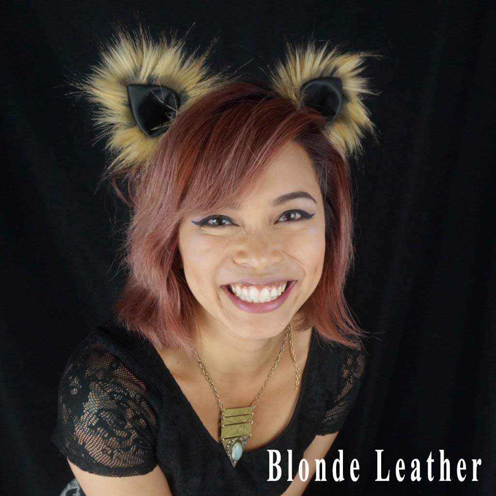 Furry Ears -Natural- Teardrop Style | MostlyDead.com