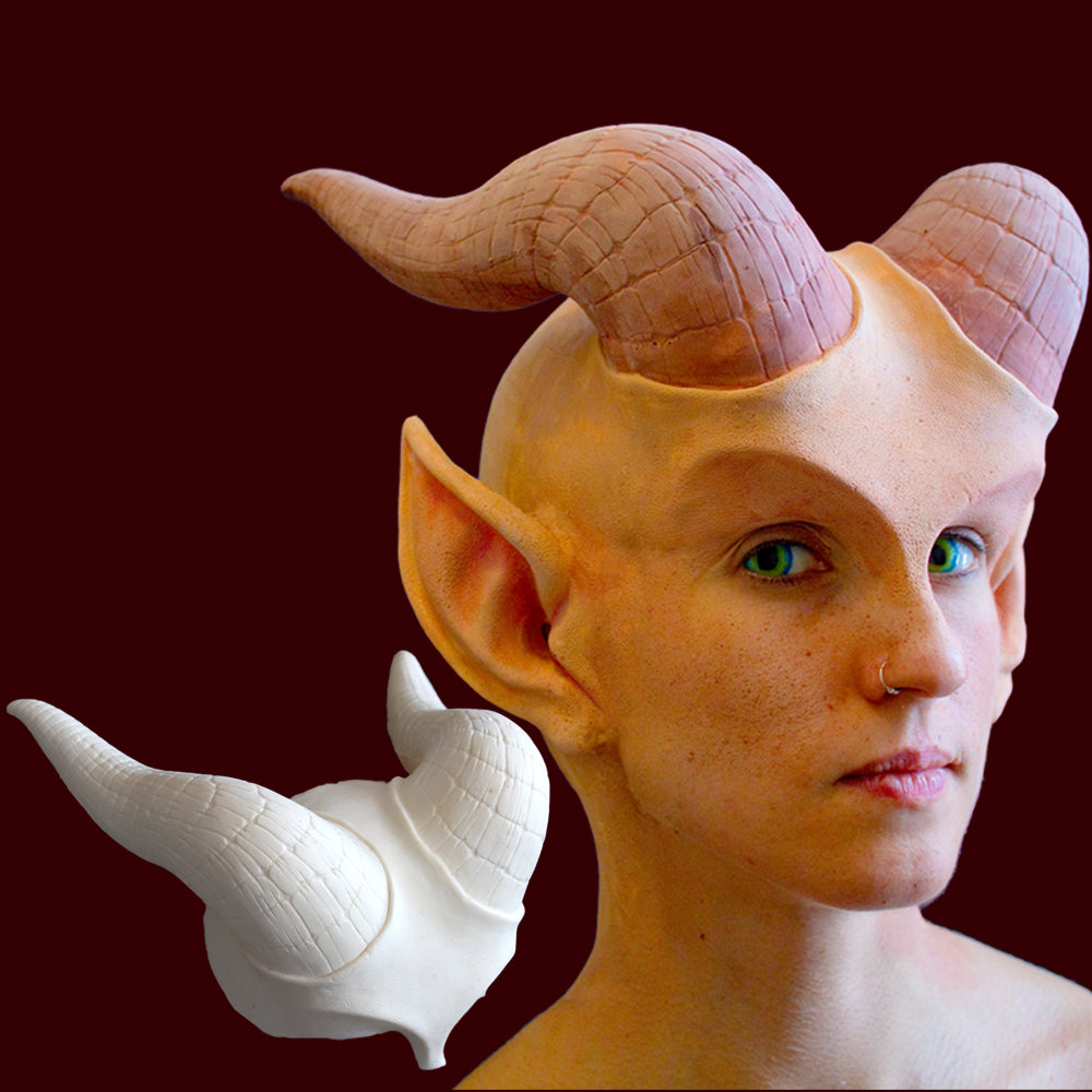Human With Large Horns