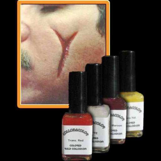 Collodacolor Scarring Liquid - choose from 4 colors | MostlyDead.com