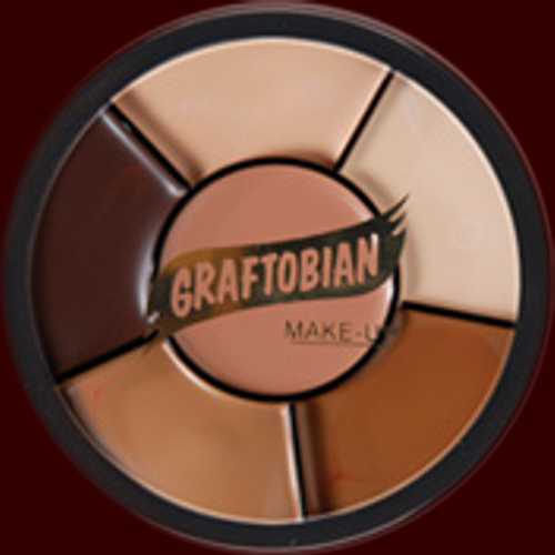 6 Flesh Tone Derma Rubber Mask Grease RMG wheel | MostlyDead.com